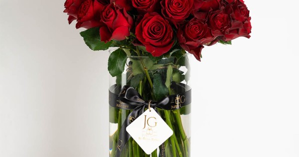 Royal Red Rose Vase